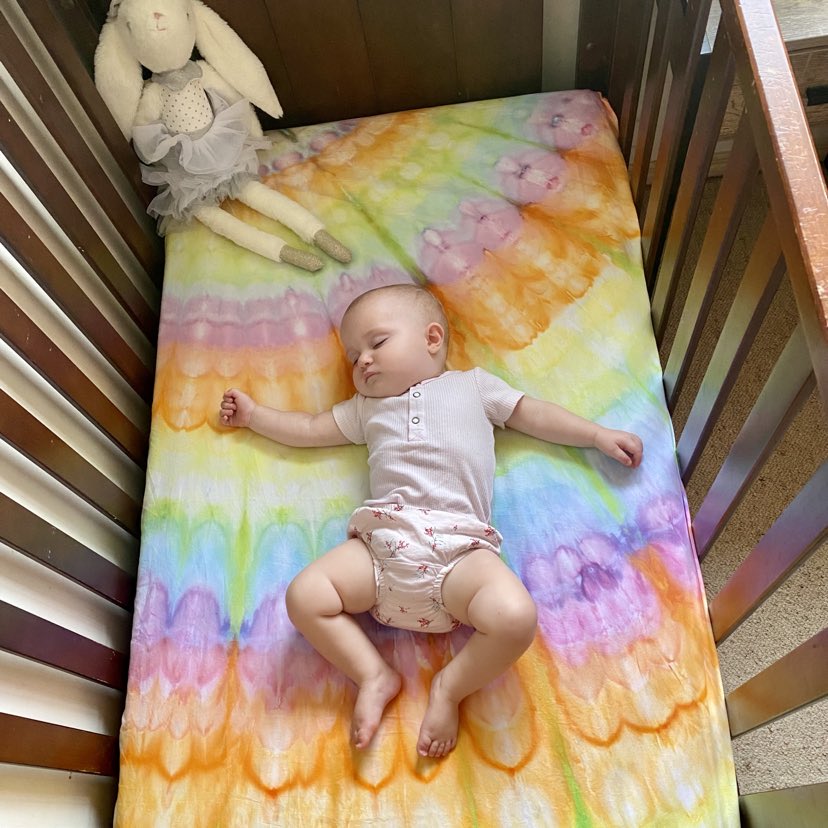 DESIGN your own - Hand dyed | Fitted cot sheet – Sewcial Dyes